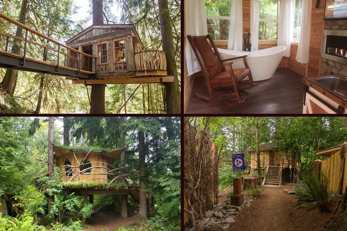 Top Treehouse Glamping in Washington State - All About Glamping